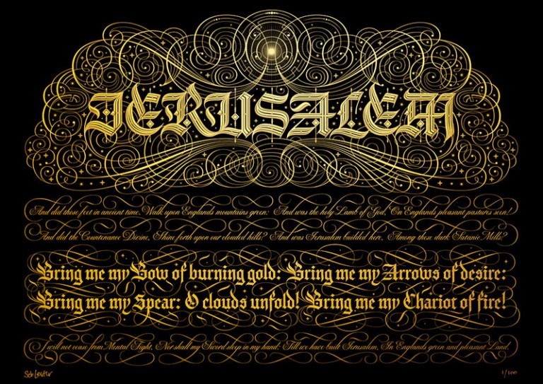 Master Calligrapher Seb Lester